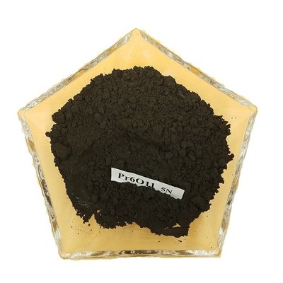 Polisher For Glass, Metallurgy, And As Fluorescent Powder CAS 12307-29-5 Additive Rare Min Pr 6o11 Black Powder 99.95% Praseodymium Oxide E