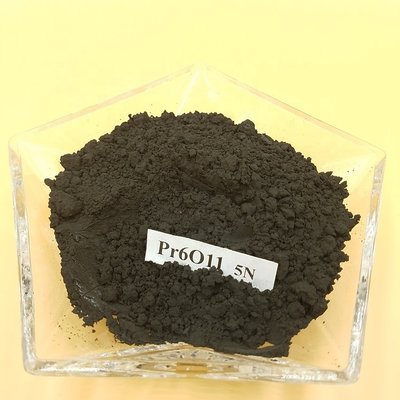 Polisher For Glass, Metallurgy, And As Fluorescent Powder CAS 12307-29-5 Additive Rare Min Pr 6o11 Black Powder 99.95% Praseodymium Oxide E