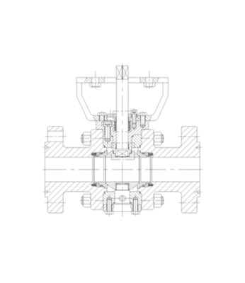 SN53/54 Series Metal Seal O type Ball Valve