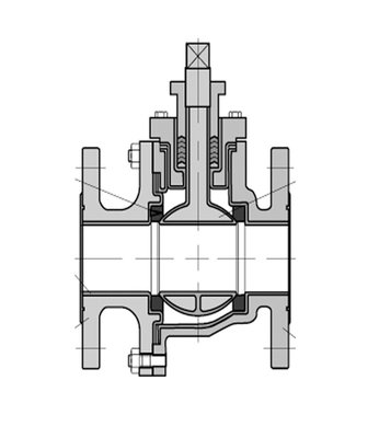 SN2401F DN15 Plastic Lined O-type Ball Valve