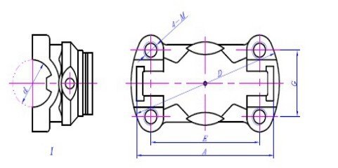 Quality Driveshaft C.V. Center Yoke R2-21-1342 Wholesale Price for Ford