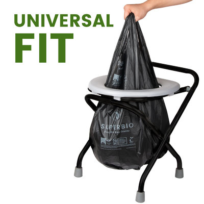 8 gal 100% Customized Compostable Portable Toilet Bags With BPI ok Compost Certificate supplier