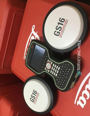 Leica Viva GS16 GNSS RTK Base and Rover