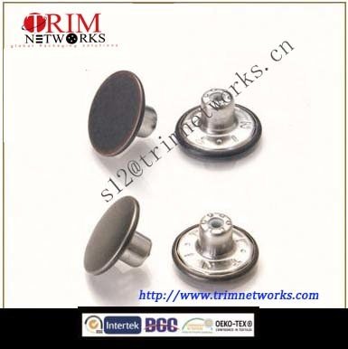 Brass jeans 27L HVB Anti-copper/HVB Anti-nickle round and smooth fashion accessories metal button