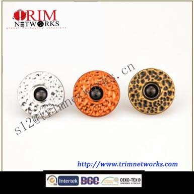 Brass Jeans 19MM HVB Orange copper/HVB Nickle/HVB Anti-brass regular seal face mobilizab jeans fashion button
