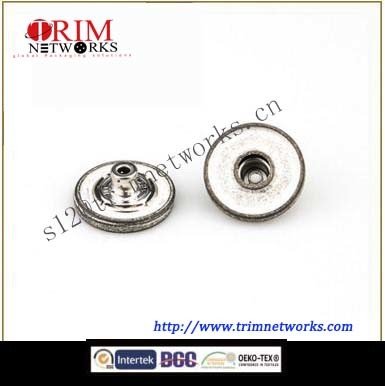 Alloy jeans 24MM HVB Oxid Tin depression fashion garment accessories button