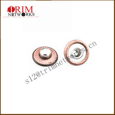 Rivet  brass metal button maker 8MM R7 Black/R7 Oxid alloy/R7 Copper Tin bead assemble button