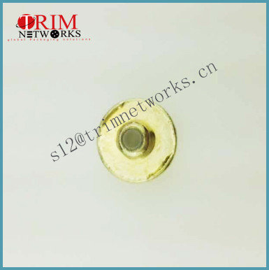 Alloy rivet metal button maker 12MM HVS gold round tooth pattern bead button