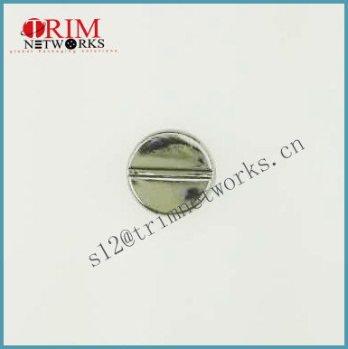 Alloy rivet metal button maker 12MM & 19MM HVS light copper/HVS gold/HVS nickle single canal flat alloy Button