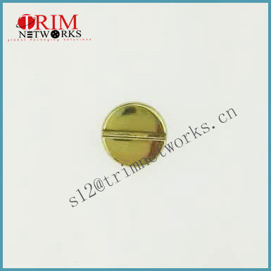 Alloy rivet metal button maker 12MM & 19MM HVS light copper/HVS gold/HVS nickle single canal flat alloy Button