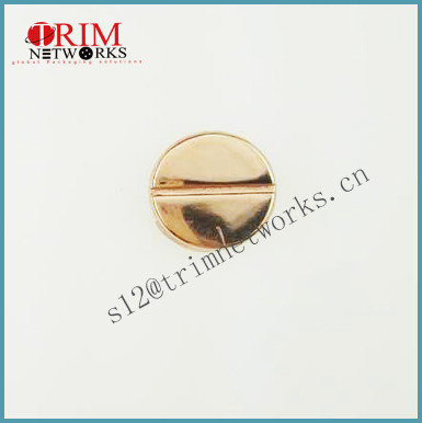Alloy rivet metal button maker 12MM & 19MM HVS light copper/HVS gold/HVS nickle single canal flat alloy Button
