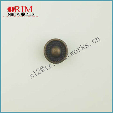 Alloy rivet metal button maker 7.5MM R19 Anticopper/R19 Constrasted tin/R19 Rose gold/R19 Sprayed sand nickle beadbutton