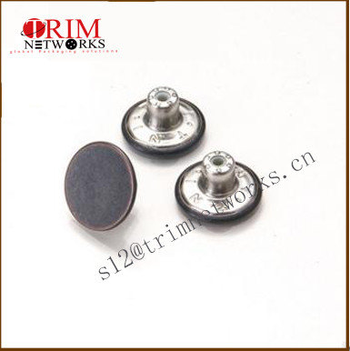 Brass jeans metal button maker 27L Anti-copper/Anti-nickle smooth and bright garment button