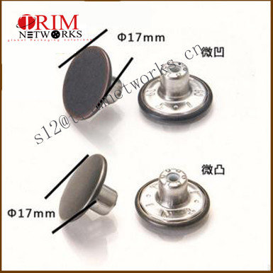Brass jeans metal button maker 27L Anti-copper/Anti-nickle smooth and bright garment button