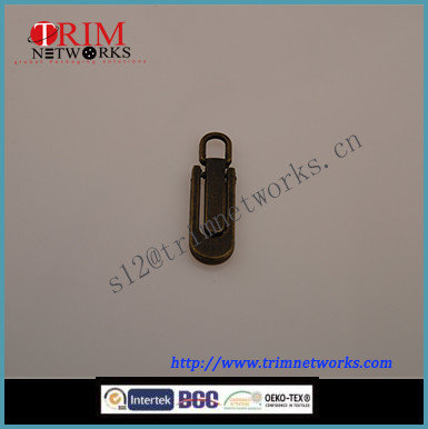 Alloy Metal Zipper Puller, Anti-Brass,39X9mm,TNI-LA046