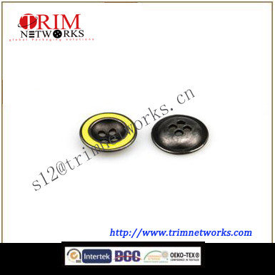 Alloy 4Holes 15MM HVB Anti Nickle with paint fashion metal button