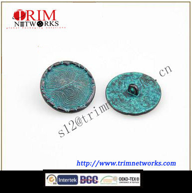Alloy 22.8mm 18.9mm 15.2mm HVB Black Green fashion metal shank button