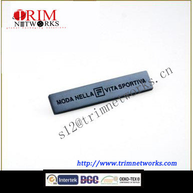 Alloy 50*10mm HVB pearl nickle metal rectangular plate