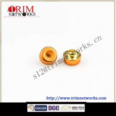 Alloy rivet 10MM brass with gold pocket-type fashion metal button