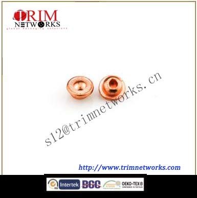 Alloy rivet 7.5MM HVB copper convex edge convex point fashion metal button
