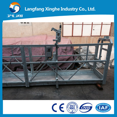 aerial suspended working platform/zlp630 electric suspended cradle/suspended scaffolding
