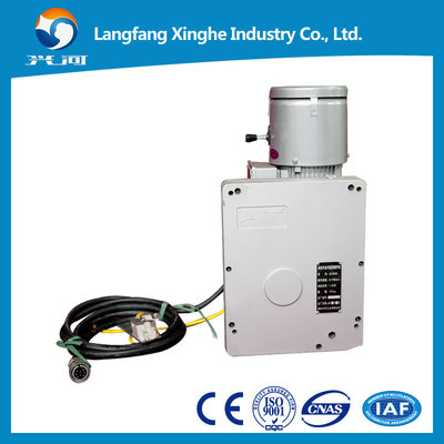 Hoist motor with safety lock for cradle/suspended platform/gondola for window cleaning