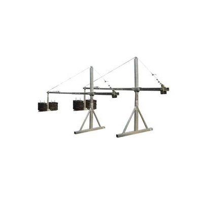 building high rise  wire rope suspnede platform/ galvanizing cradle/gondola lift