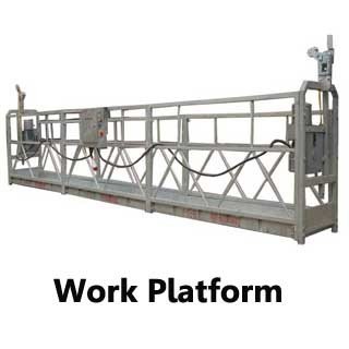 building high rise  wire rope suspnede platform/ galvanizing cradle/gondola lift