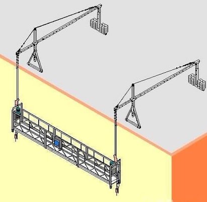ZLP630 building glass cleaning machine for high rise building work to india