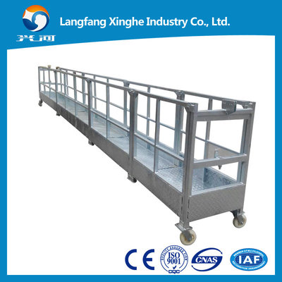 steel zlp suspended platform，zlp630 ce galvanized parapet clamp gondola，cradle