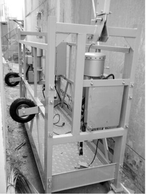 xinghe 100m lifting window cleaning gondola / suspended platform / cradle platform