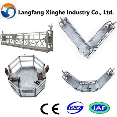 zlp630 630kg  wire rope suspnede platform/ galvanizing cradle/gondola lift