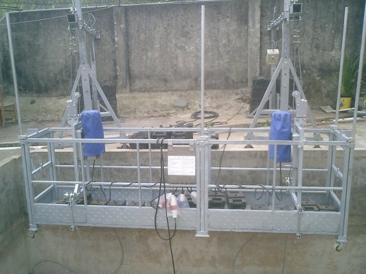 zlp630 hot galvanized  suspended platform / safety device cradle / gondola platform