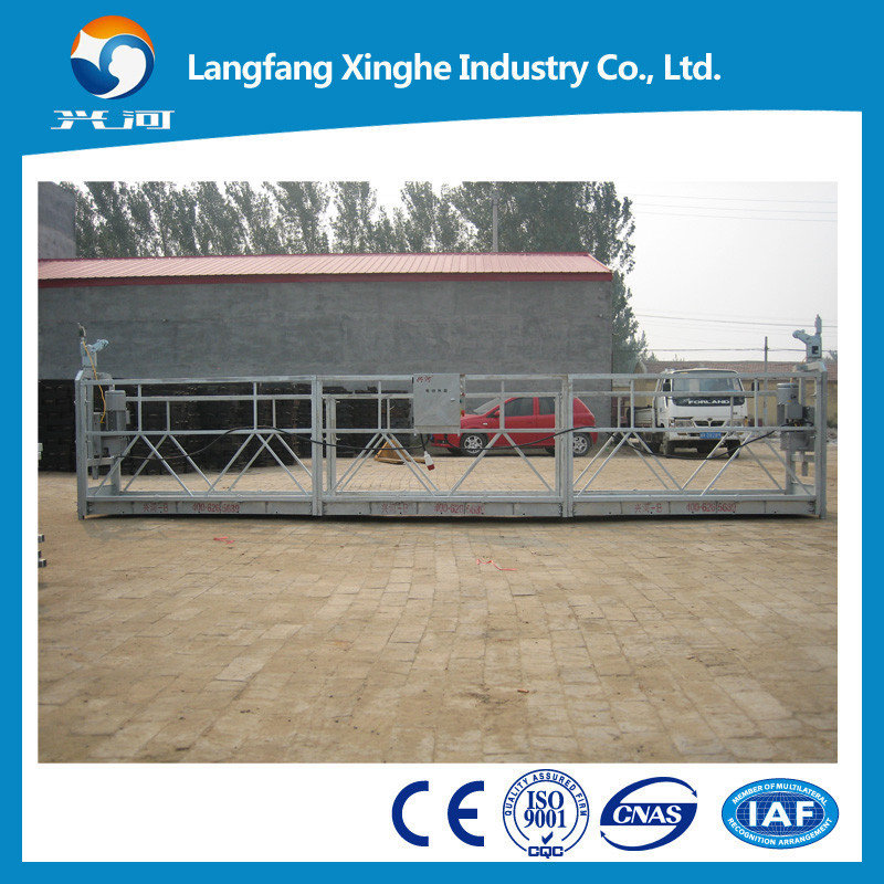 zlp mast climbing suspended platform，zlp construction cradle， temporary gondola