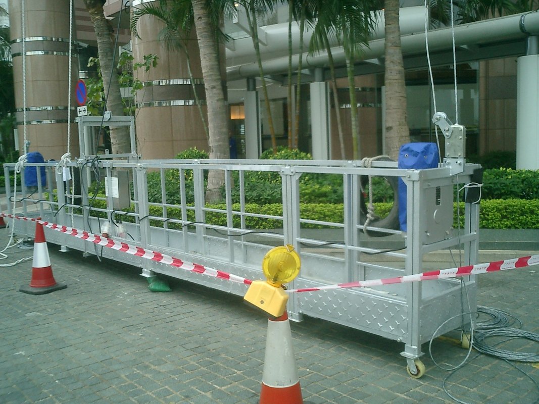 zlp suspended rope cradle/ safety brake gondola / suspended rope platform / scaffolding