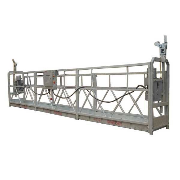 building high rise  wire rope suspnede platform/ galvanizing cradle/gondola lift