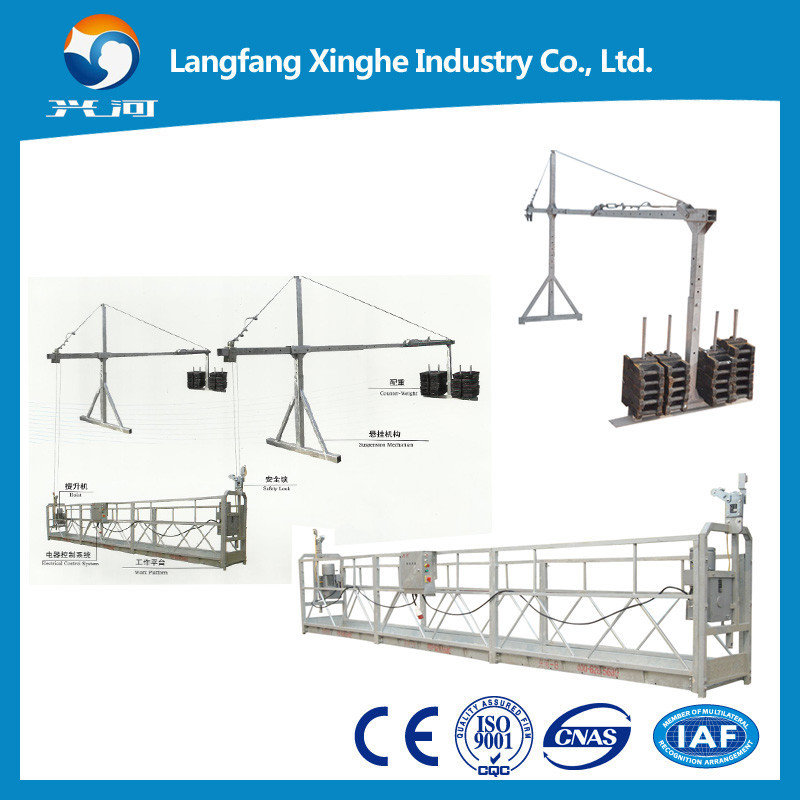 zlp630 suspended platform， gondola，cradle for constrution cleaning， repairing， decorative.