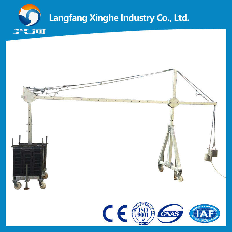 Suspended platform ZLP800， folding work platform for glass cleaning