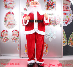 China Electric Christmas old man music Santa Claus 160cm Outdoor Christmas Decoration supplier