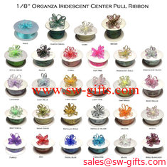 China Elastic ribbon award ribbons gold cancer awareness ribbons with safe pin for gift supplier