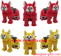 China Walking animal electric plush battery toy to ride ride on horse High Quality supplier