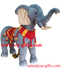 China Amusement Park Equipment Electric Arcade Coin Operated Plush Stuffed Walking Animal Music supplier
