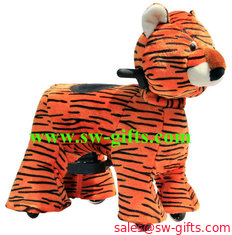 China Indoor playground equipment animated plush toy electric horse ride for kids supplier