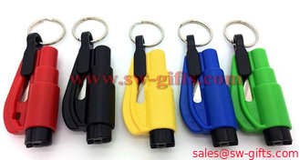 China 3 in 1 Emergency Mini Safety Hammer Auto Car Window Glass Breaker Seat Belt Cutter Rescue Hammer Car Life-saving Escape supplier