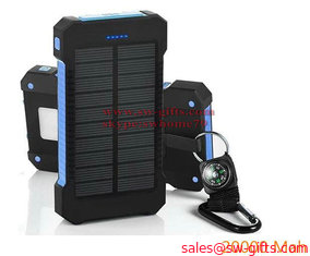 China TOP Solar Power Bank Dual USB Travel Power Bank 20000mAh External Battery Portable Charger Bateria Externa Pack supplier