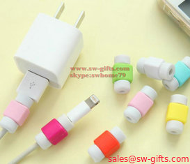 China Fashion New USB Cable Earphones Protector Colorful Cover Case For Iphone 5S SE 5C 6 Plus 7 7 Plus Cases Fundas Coque supplier