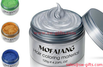 China Hair Pomades Fashion Hair Coloring Strong Styling Hair Wax Disposable Hair Dye Mud Easy To Wash Plants Component supplier