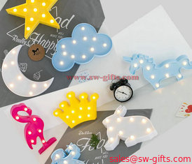 China Flamingo Led Night Light Cartoon Unicorn Head Pineapple Lantern Christmas Wedding Decoration Tropical Party supplies supplier