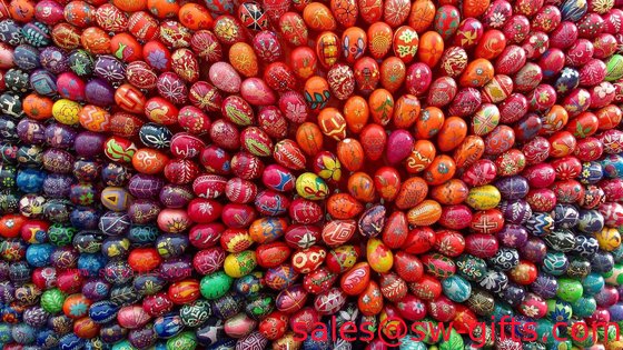 Easter Eggs Plastic Bright Egg Assortment DIY Decoration Assortment Toy supplier