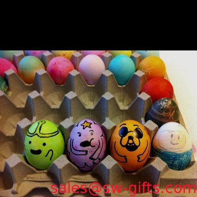 Easter Eggs Plastic Bright Egg Assortment DIY Decoration Assortment Toy supplier